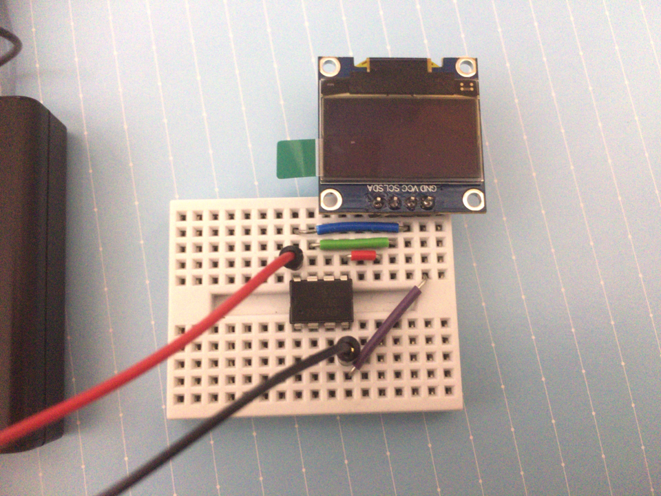 ATtiny85で小型ディスプレイSSD1306を使おう（I2C通信） - くのへスタジオ