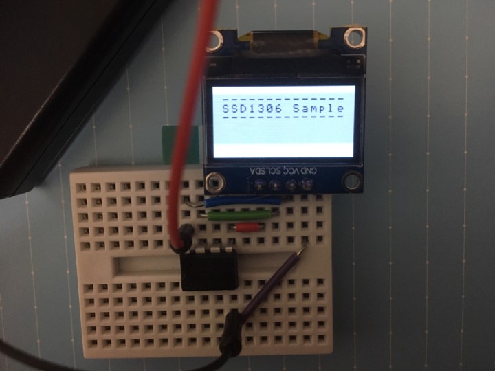 ATtiny85で小型ディスプレイSSD1306を使おう（I2C通信） - くのへスタジオ